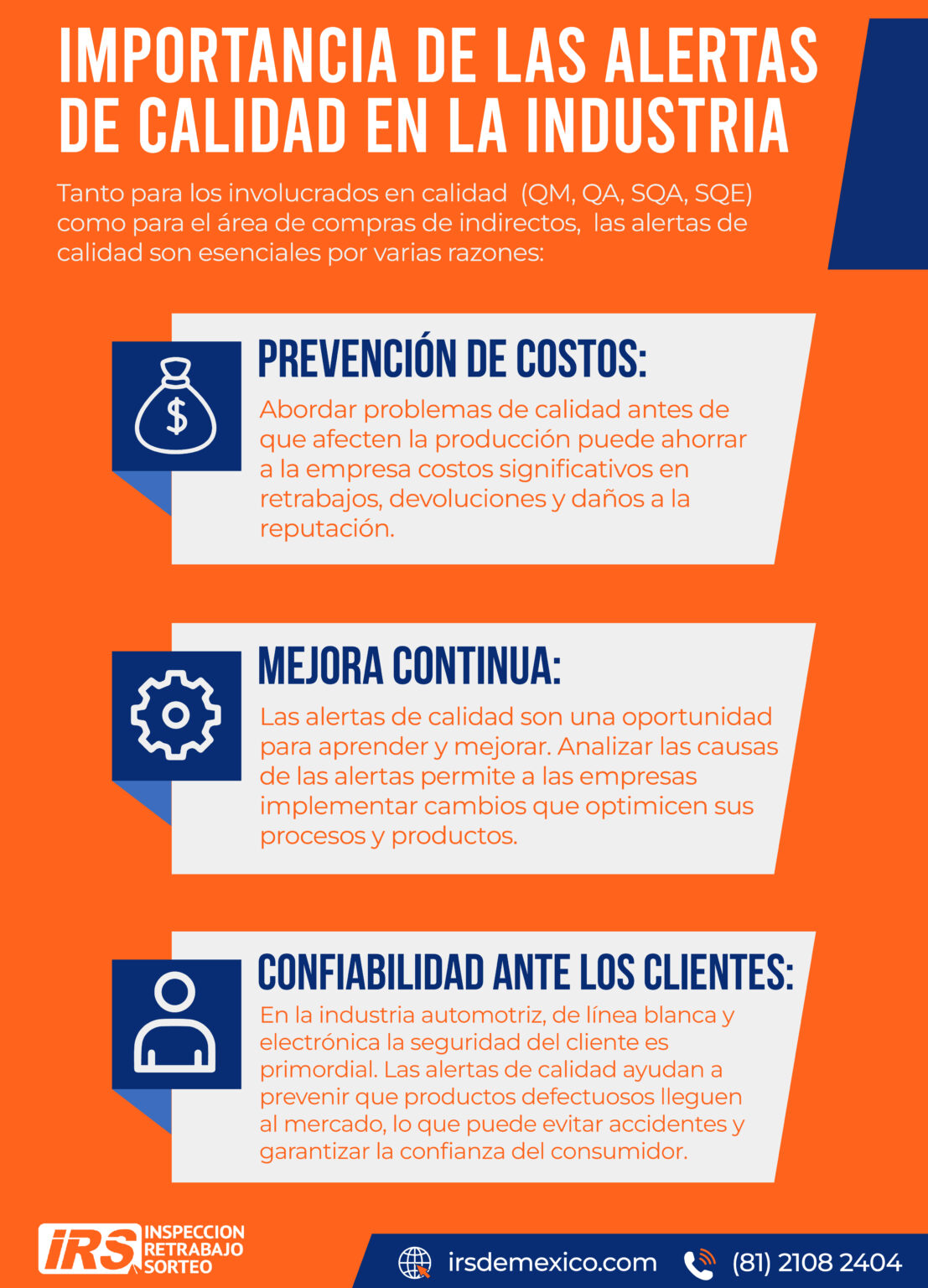 ¿Qué es una alerta de calidad en la industria automotriz? - IRS de México